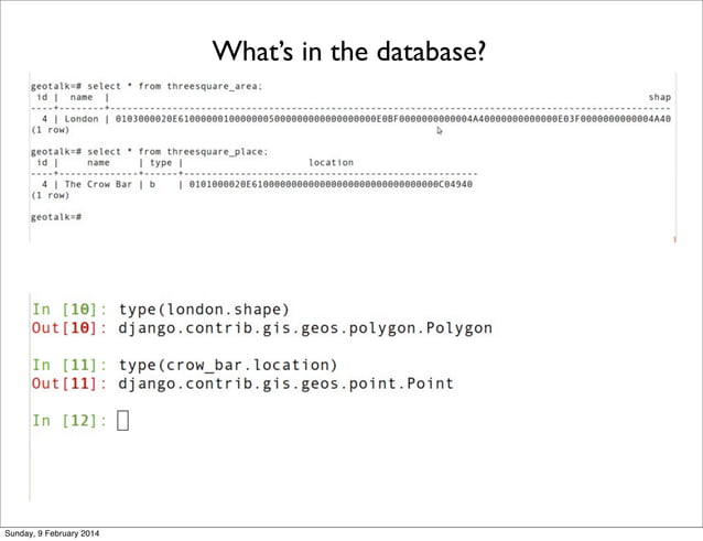 GeoDjango: Putting Django on the Map | PPT