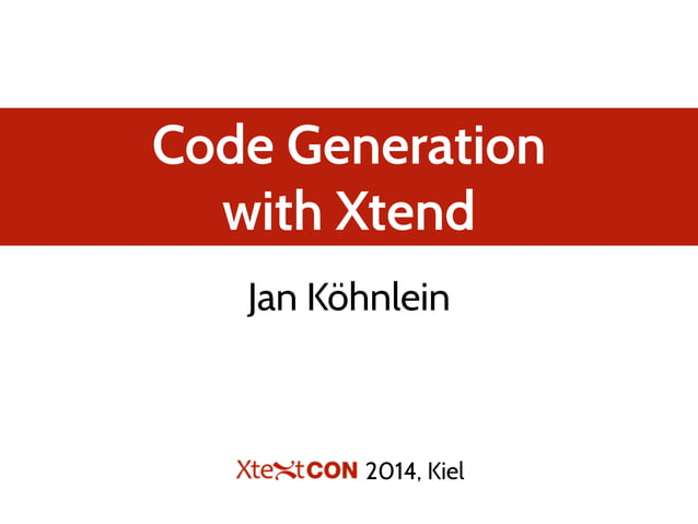 Code Generation With Xtend | PDF