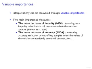 Understanding variable importances in forests of randomized trees | PDF