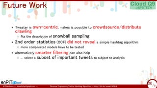 Reverse Engineering Twitter Hashtag Algorithm | PDF