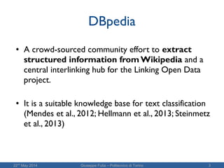 Exploiting Linked Open Data and Natural Language Processing for Classification of Political ...