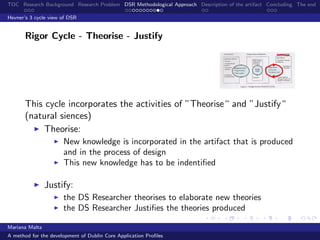 A method for the development of Dublin Core Application Profiles | PDF