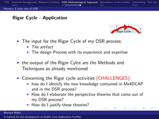 A method for the development of Dublin Core Application Profiles | PDF