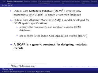 A method for the development of Dublin Core Application Profiles | PDF
