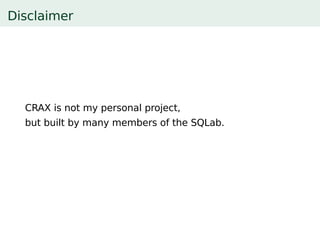 HITCON X Playground - CRAX | PDF