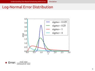 Revisiting Size-Based Scheduling with Estimated Job Sizes | PDF | Cloud Computing | Internet