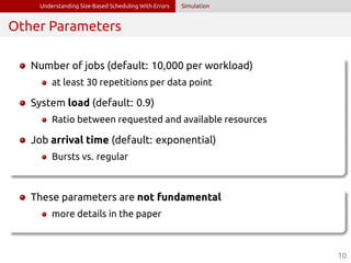 Revisiting Size-Based Scheduling with Estimated Job Sizes | PDF | Cloud Computing | Internet