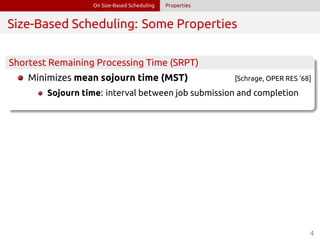 Revisiting Size-Based Scheduling with Estimated Job Sizes | PDF | Cloud Computing | Internet