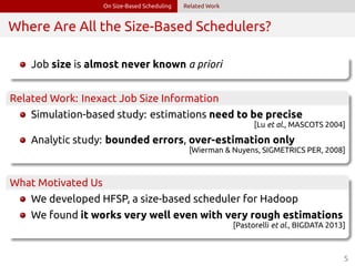 Revisiting Size-Based Scheduling with Estimated Job Sizes | PDF | Cloud Computing | Internet