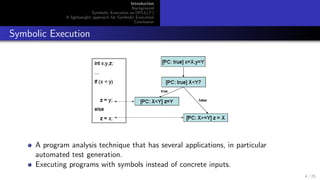 Symbolic Execution as DPLL Modulo Theories | PPT