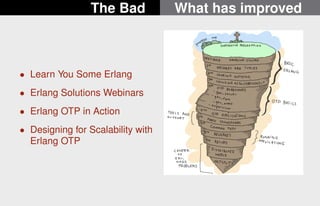 Erlang Developments: The Good, The Bad and The Ugly | PPT