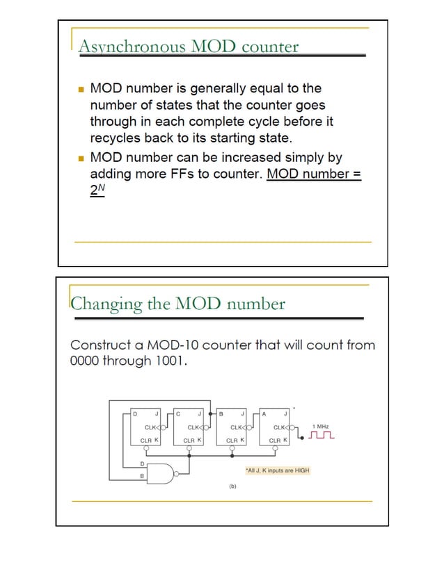 Counters In Digital Logic Design | DOCX
