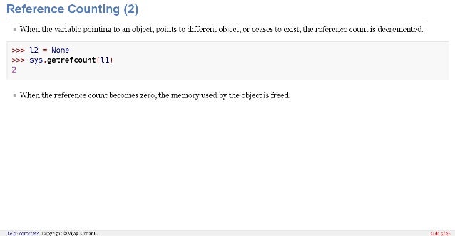 Memory Management In Python
