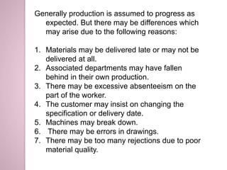 production planning and control | PPTX