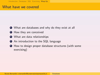 A (short) introduction to Databases | PDF