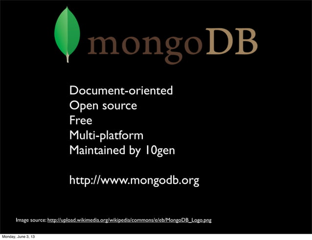 Introduction to NoSQL with MongoDB | PDF
