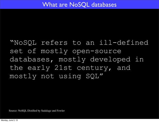 Introduction to NoSQL with MongoDB | PDF