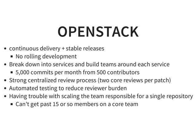 Large Scale Open Source Development Models A Comparative Analysis Ppt
