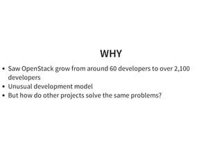 Large Scale Open Source Development Models: A Comparative Analysis | PDF