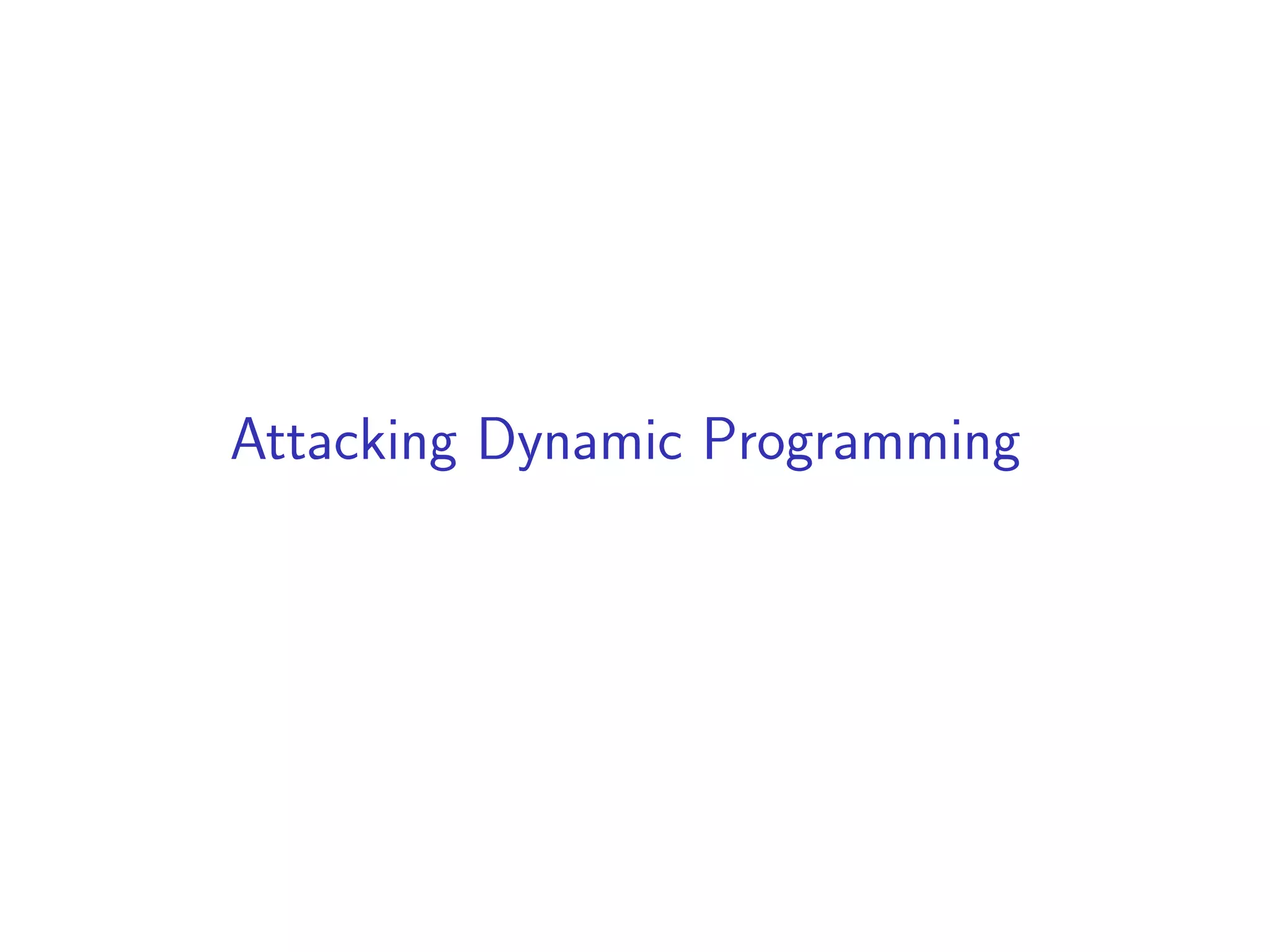 Parallelising Dynamic Programming Ppt