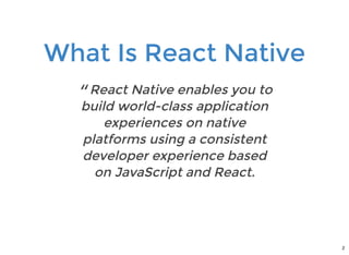 A Closer Look At React Native | PPT
