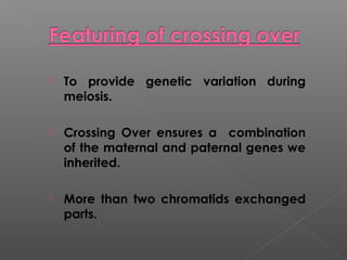 LINKAGE AND CROSSING OVER | PPT