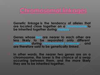 LINKAGE AND CROSSING OVER | PPT