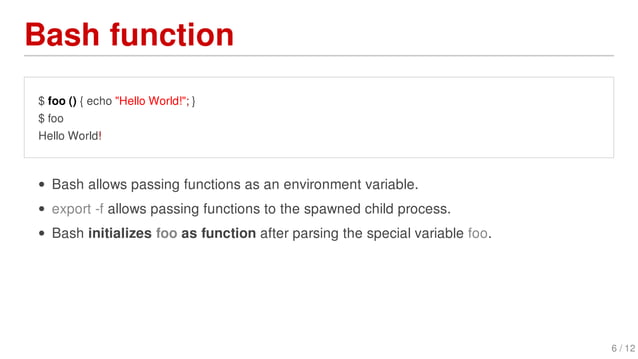 Shellshock bug | PPT