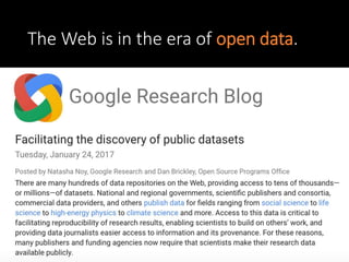 Generating Illustrative Snippets for Open Data on the Web | PPTX