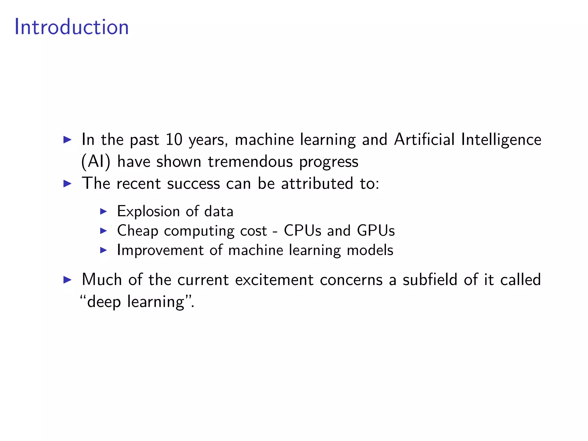 Machine Learning and Deep Learning with R | PPT