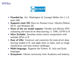 Machine Learning and Deep Learning with R | PPT