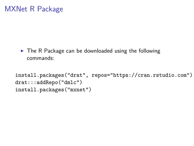 Machine Learning and Deep Learning with R | PPT