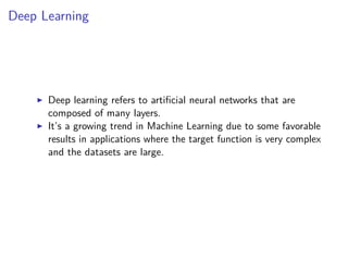 Machine Learning and Deep Learning with R | PPT
