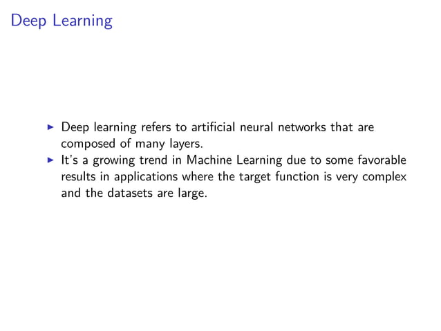 Machine Learning and Deep Learning with R | PPT