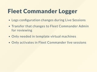 Introduction to Fleet Commander | PPT