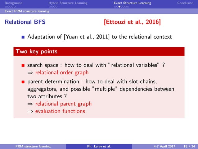 Learning Probabilistic Relational Models | PPT