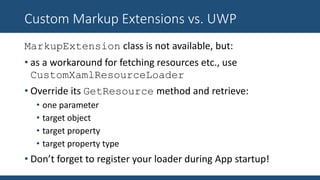 Custom Markup Extensions: Create re-usable, descriptive XAML elements | PPT