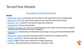 Explore and have fun with TensorFlow: An introductory to TensorFlow | PPT