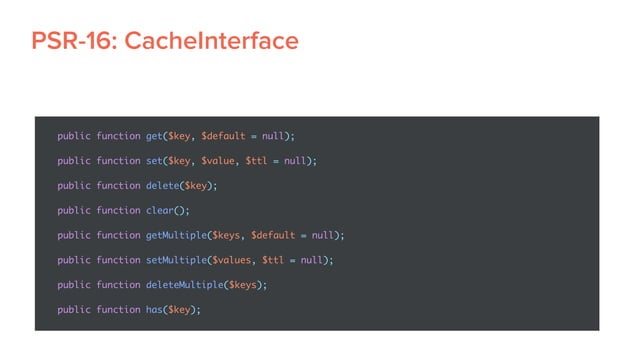 Symfony Cache Component: speed up your application with a new layer of cache | PPT