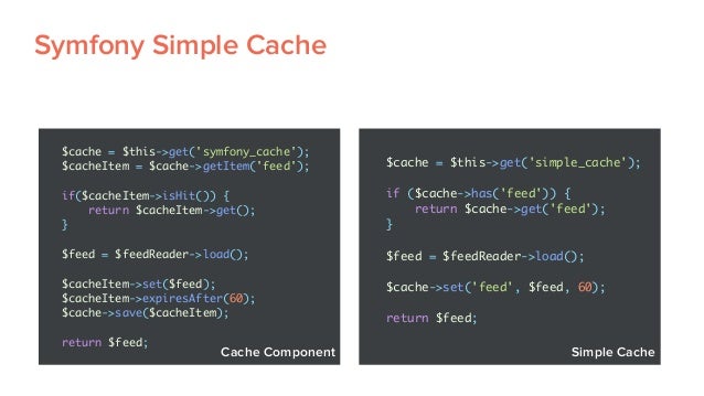 Symfony Cache Component: speed up your application with a new layer o… Symfony Cache Component: speed up your application with a new layer o…