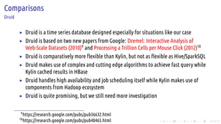 Intro to Hadoop ecosystem and Apache Kylin | PPT