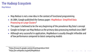 Intro to Hadoop ecosystem and Apache Kylin | PPT