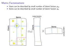 Matrix Factorizations for Recommender Systems | PDF