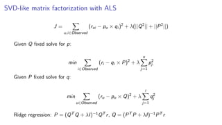 Matrix Factorizations for Recommender Systems | PDF
