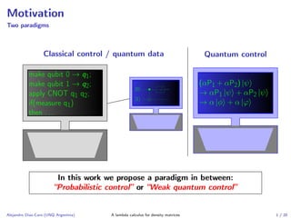 A lambda calculus for density matrices with classical and probabilistic controls | PDF