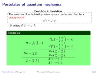 A lambda calculus for density matrices with classical and probabilistic controls | PDF