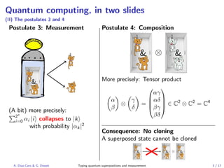 Typing quantum superpositions and measurement | PPT