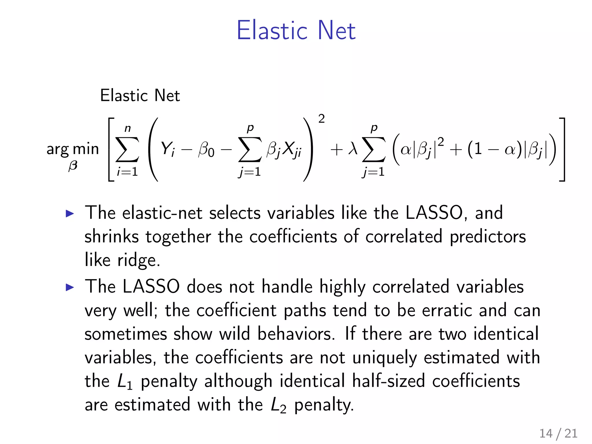 Visual Explanation of Ridge Regression and LASSO | PDF