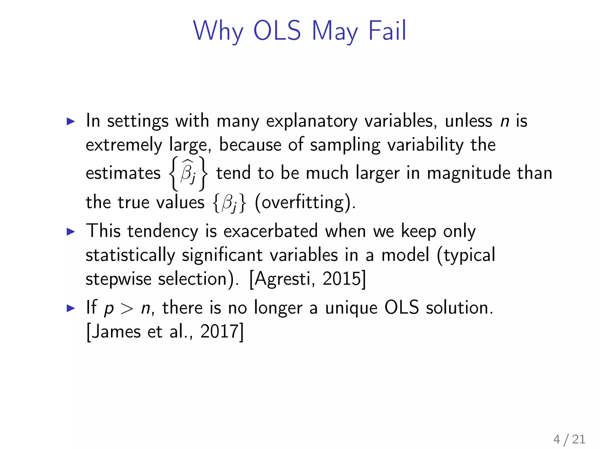 Visual Explanation of Ridge Regression and LASSO | PDF