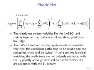 Visual Explanation of Ridge Regression and LASSO | PDF